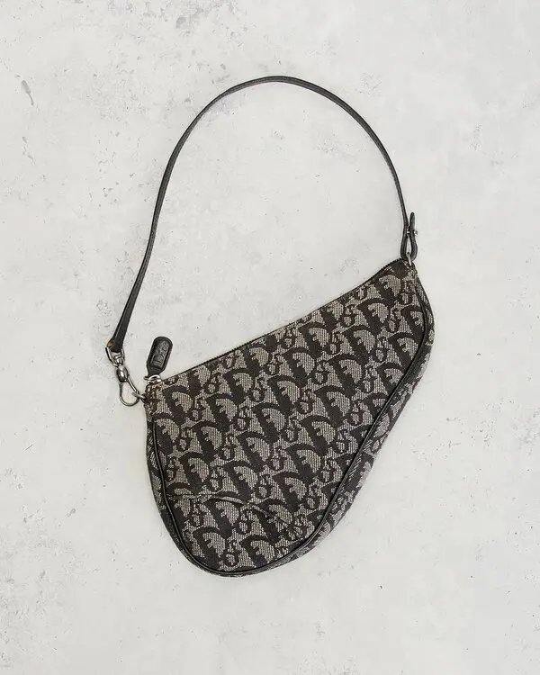 FWRD RENEW Dior Diorissimo Pochette Saddle Bag