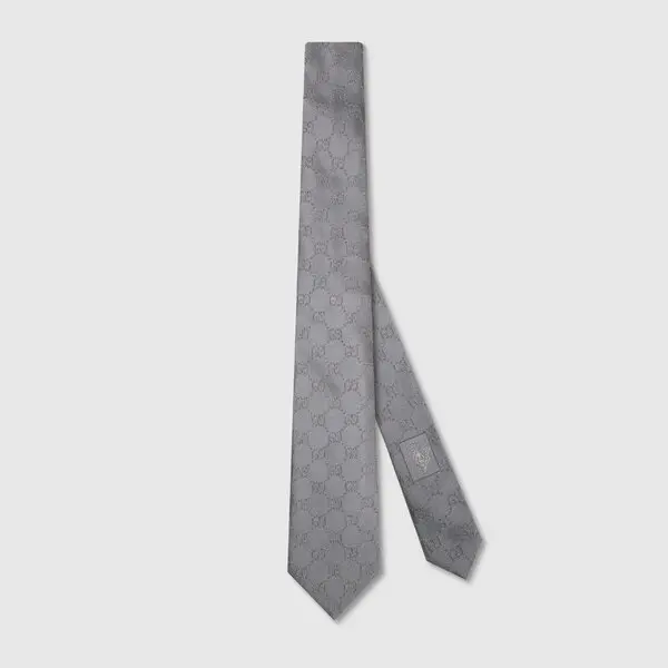 Gucci Gg Silk Jacquard Tie