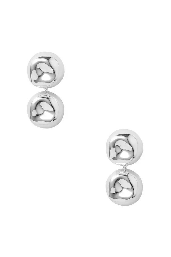 Éliou Double Lija Earrings In Metallic