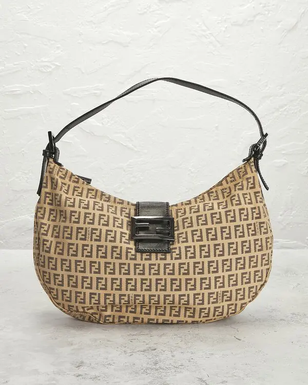 FWRD RENEW Fendi Zucchino Hobo Bag