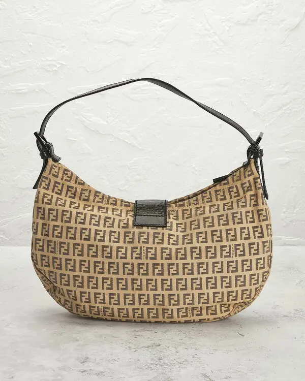 FWRD RENEW Fendi Zucchino Hobo Bag