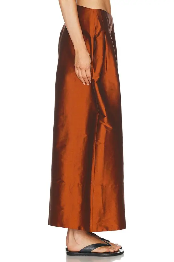 Chan Luu Techno Taffeta Ultra Wide Leg Pant