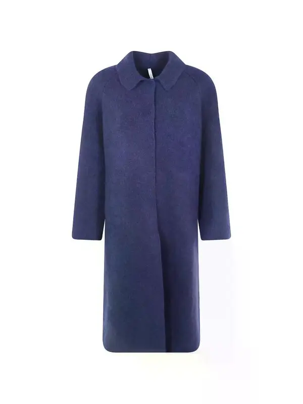 BOBOUTIC Cashmere Spread-collar Coat - Blue