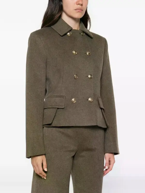 Ermanno Scervino Double-breasted Peplum Jacket