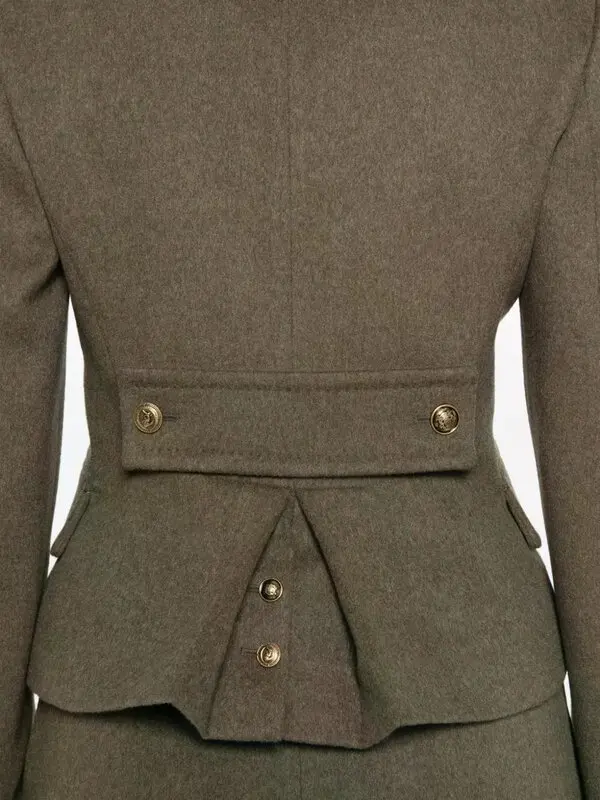 Ermanno Scervino Double-breasted Peplum Jacket