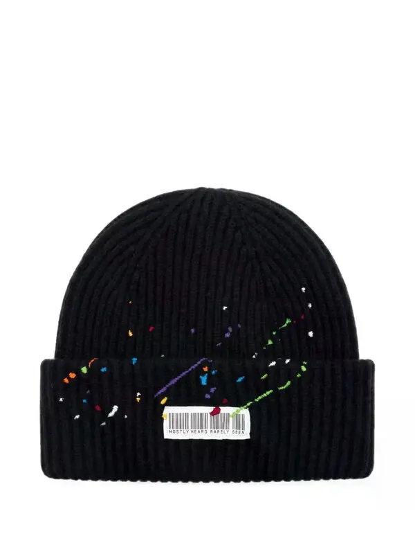 MOSTLY HEARD RARELY SEEN Whiplash Barcode Beanie Hat