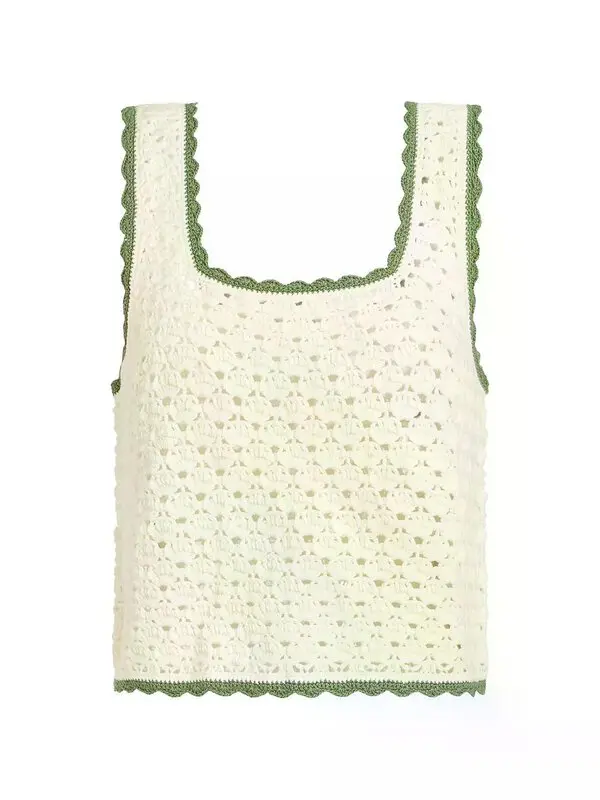 MARIE OLIVER Ella Crochet-knit Top