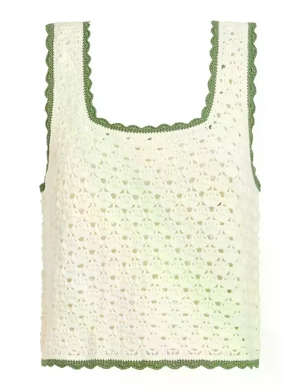 MARIE OLIVER Ella Crochet-knit Top