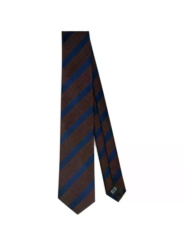 CAVENDISH Striped Silk Tie