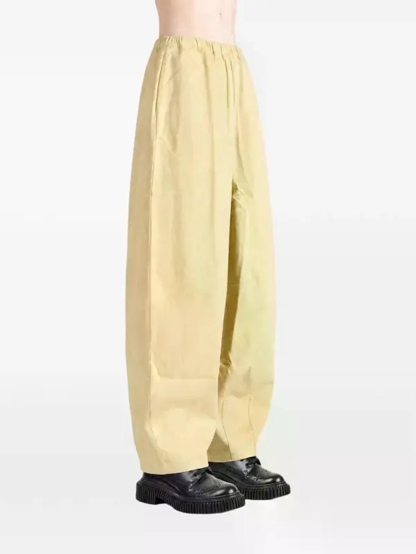 NIKKI CHASIN Contessa Elasticated-waist Wide-leg Trousers