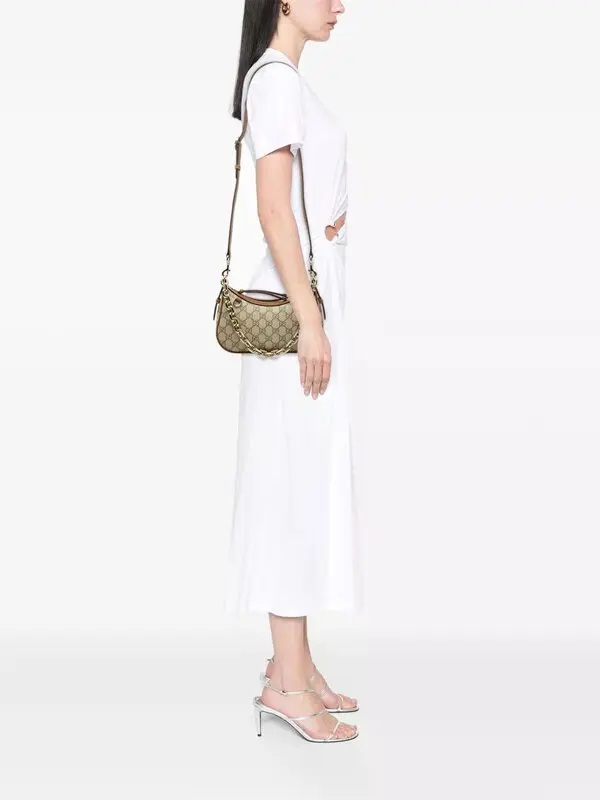 Gucci 2000-2015 Small Gg Supreme Emblem Shoulder Bag Satchel