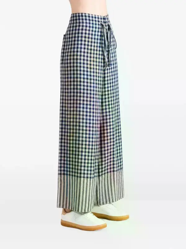 Pero Gingham Loose-fit Trousers