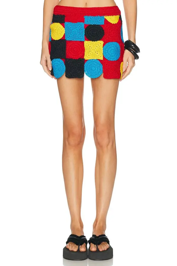 SIMONMILLER Beep Beep Mini Skirt