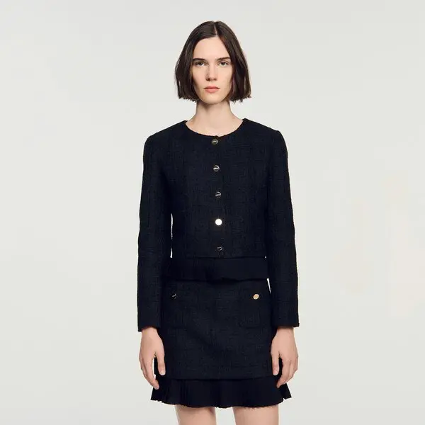 Sandro 2-in-1 Tweed Jacket