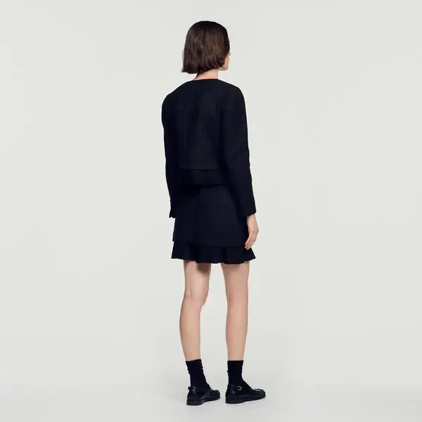 Sandro 2-in-1 Tweed Jacket