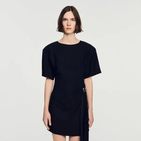 Sandro Short Draped Dress