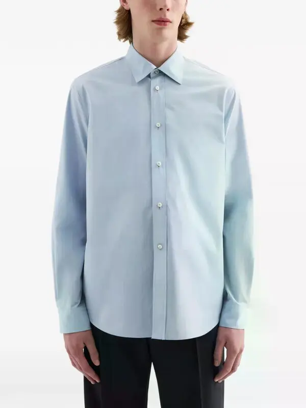 JIL SANDER Fil-à-fil Cotton Shirt