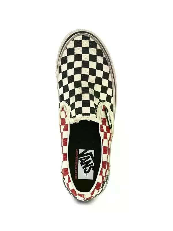 VANS 98 A.o.d. Checkerboard Slip-on Sneakers - Black