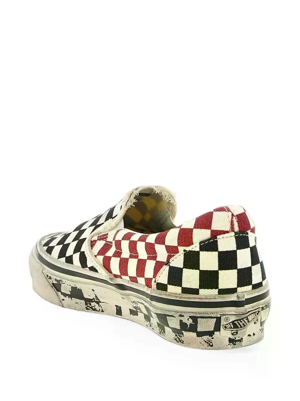 VANS 98 A.o.d. Checkerboard Slip-on Sneakers - Black