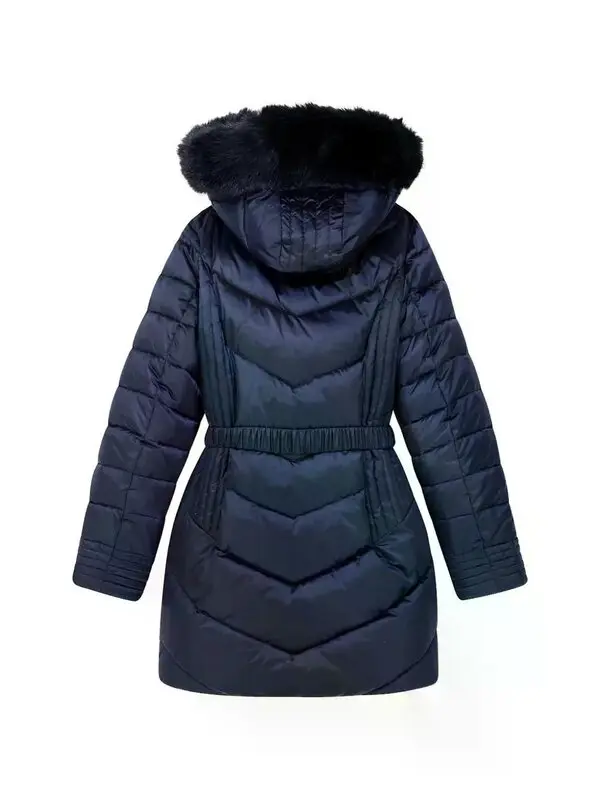 EA7 Belted Trim Coat