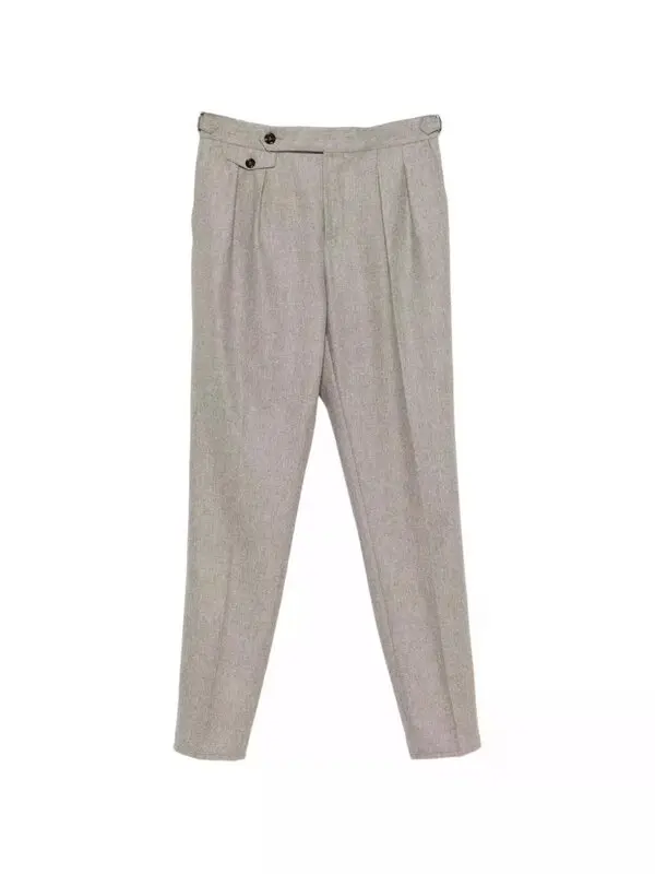 Brunello Cucinelli Pleated Straight-leg Trousers