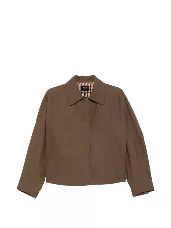 A.p.c. Logo-button Jacket - Green