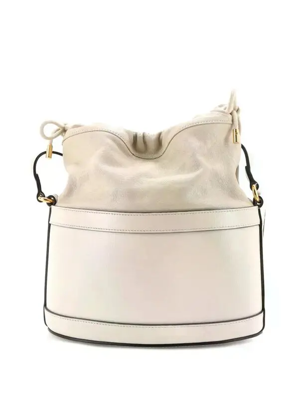 Gucci Horsebit 1955 Crossbody Bag Leather Small Bucket Bag - Neutrals