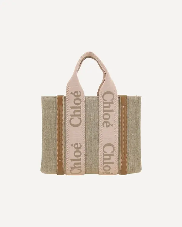 Chloé Woody Handbag - Beige
