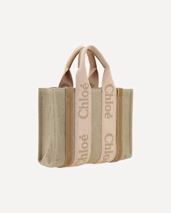 Chloé Woody Handbag - Beige