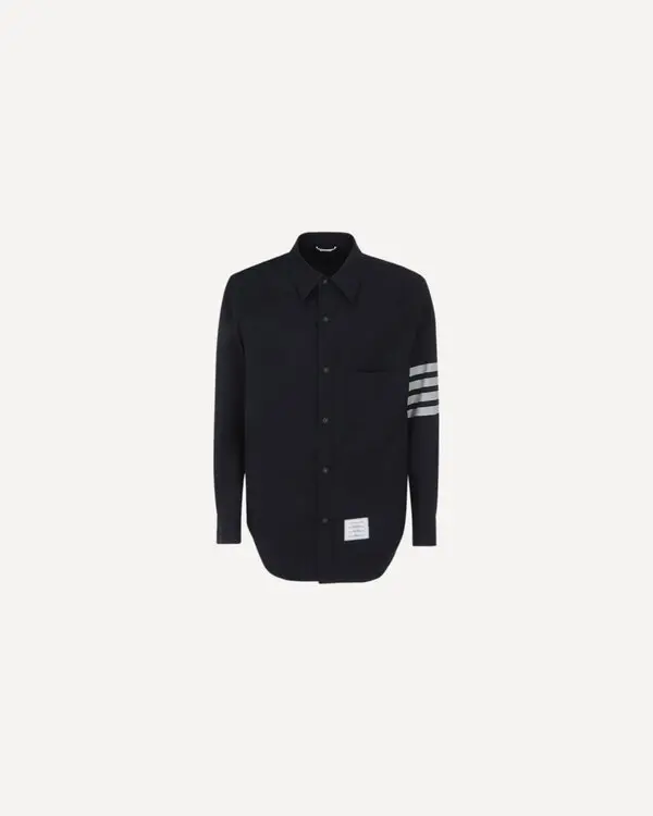 Thom Browne Wool And Cotton Blend Shirt