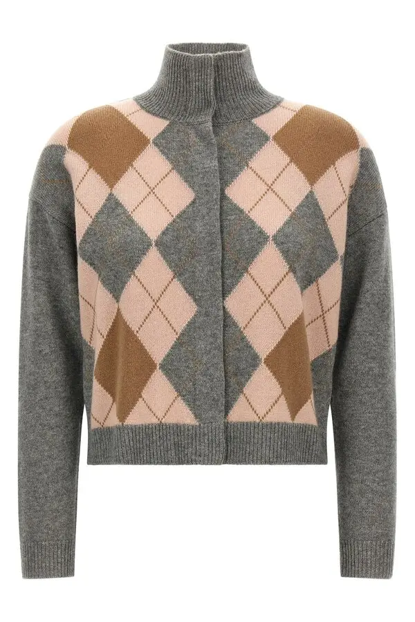 Max Mara Pacche' Cardigan - Gray