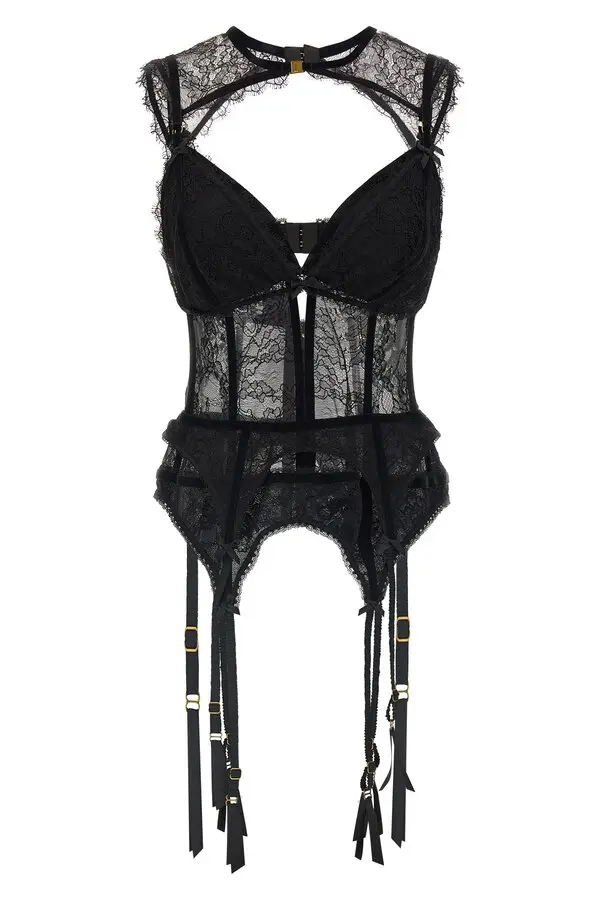 Zimmermann Valiant' Lingerie Bodice - Black