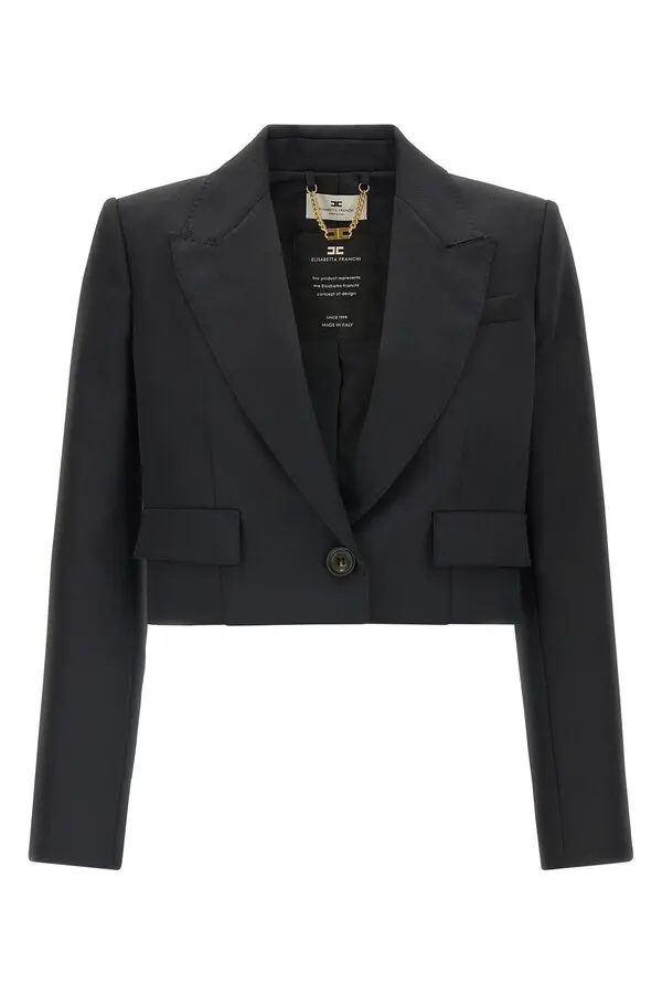 Elisabetta Franchi Cropped Blazer