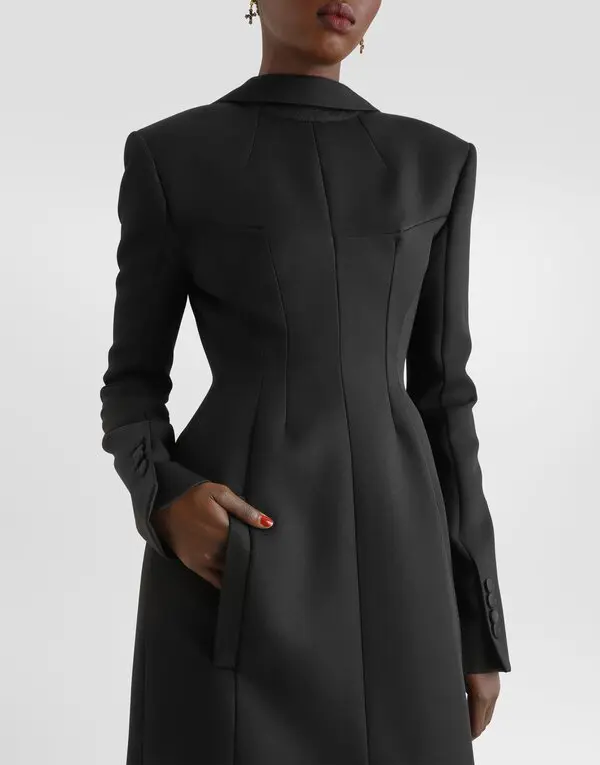 Dolce & Gabbana Wool Grain Poudré Coat