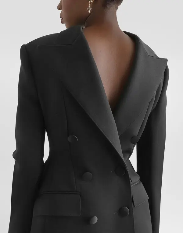 Dolce & Gabbana Wool Grain Poudré Coat