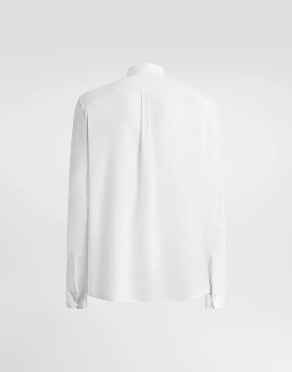 Dolce & Gabbana Gold Crêpe De Chine Shirt