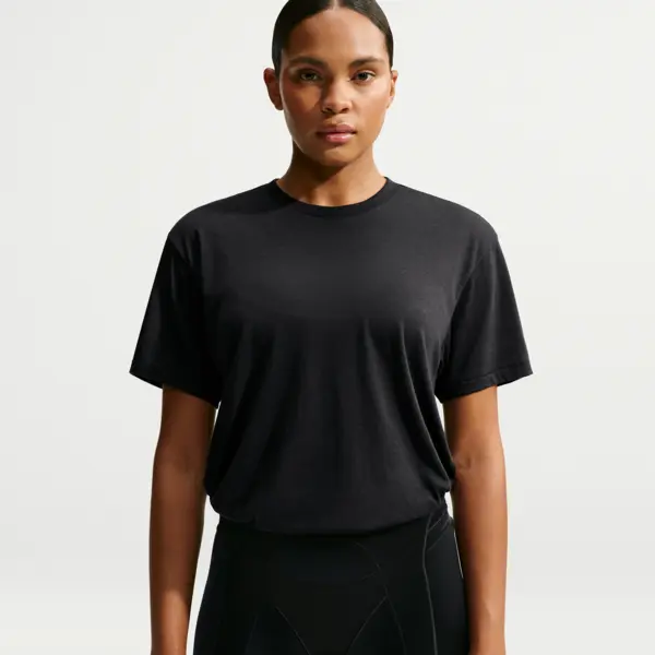 Nike Skims Performance Cotton Blend Oversized Short-sleeve Top
