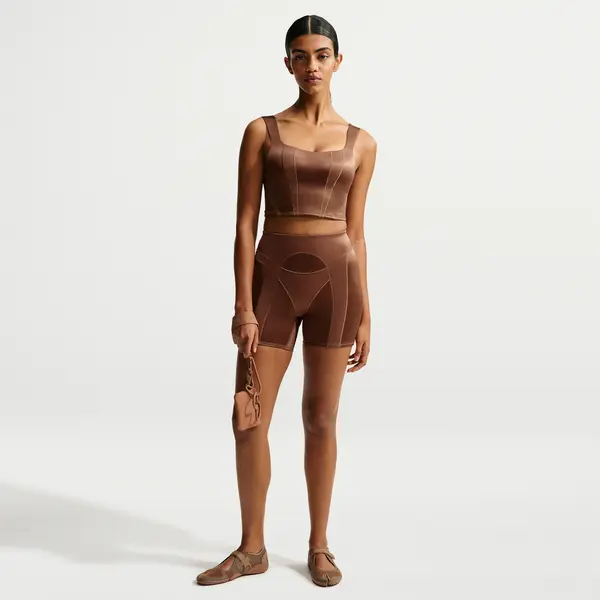 Nike Skims Satin Shine Cropped Tank Top