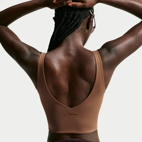 Nike Skims Matte V-neck Long-line Bra