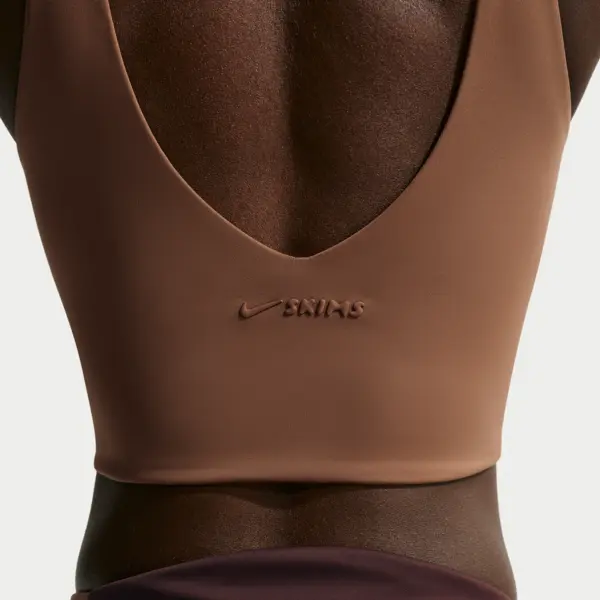 Nike Skims Matte V-neck Long-line Bra