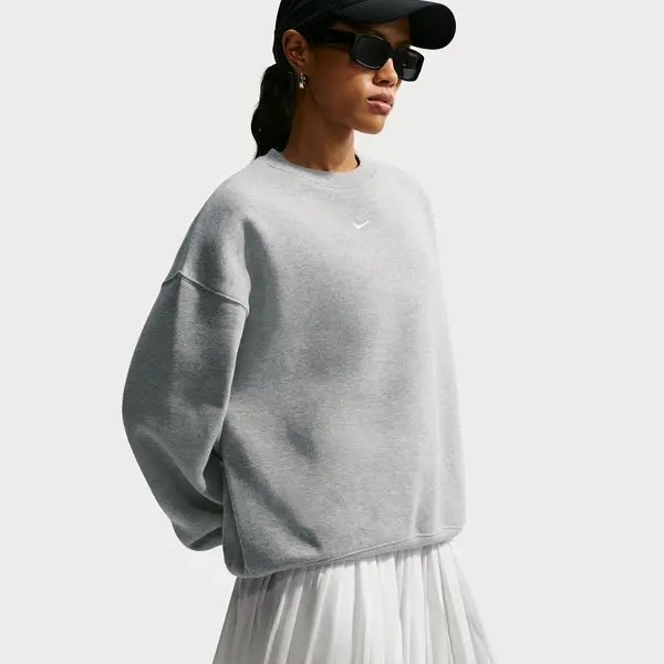 Nike Studio Fleece Medium Weight Oversized Crew-neck Sweatshirt