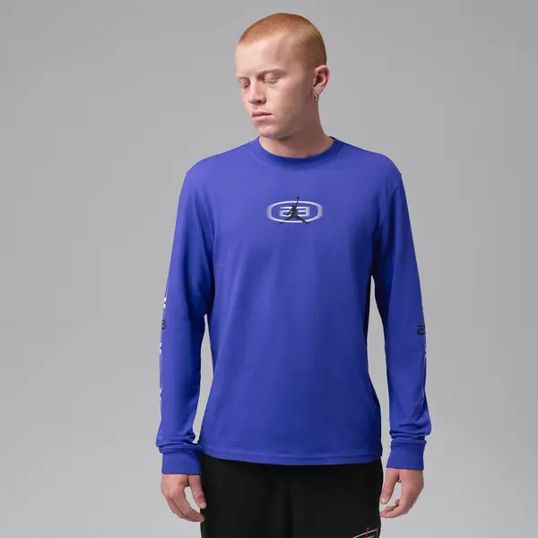JORDAN Sport Dri-fit Long-sleeve T-shirt - Blue