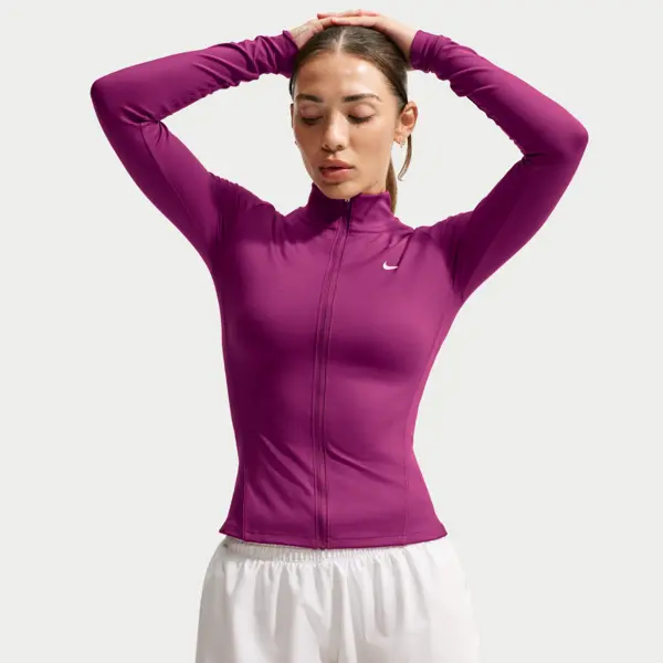 Nike One Fitted Dri-fit Full-zip Jacket