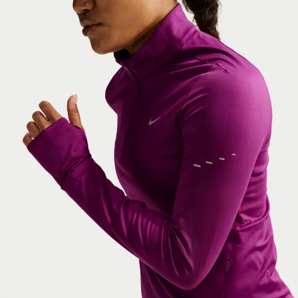 Nike Swift Dri-fit Uv 1/4-zip Running Top