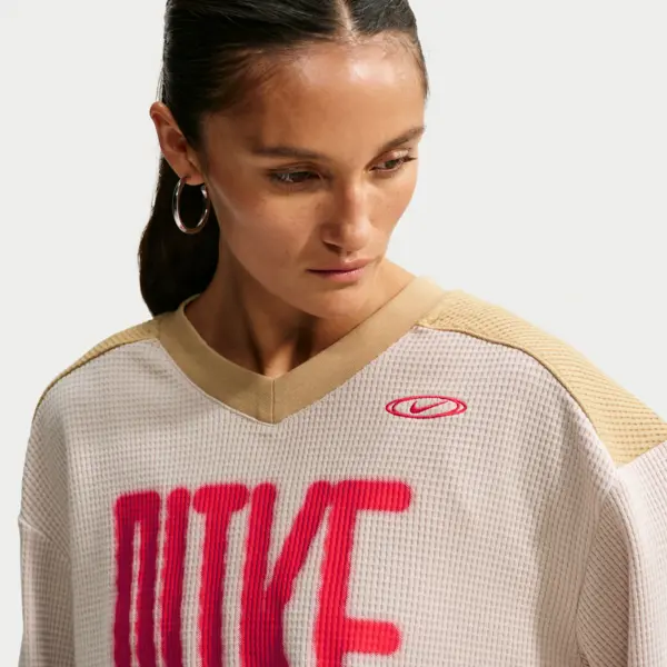 Nike Sportswear Oversized Long-sleeve Cropped Jersey
