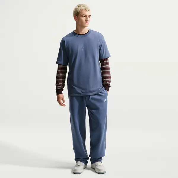 Nike Club Open-hem Fleece Pants - Blue