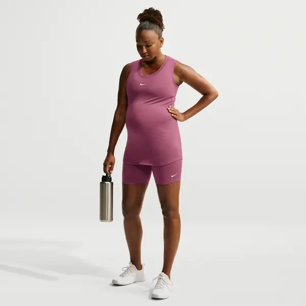 Nike Women's (m) One Dri-fit High-waisted 8" Biker Shorts With Pockets (maternity)