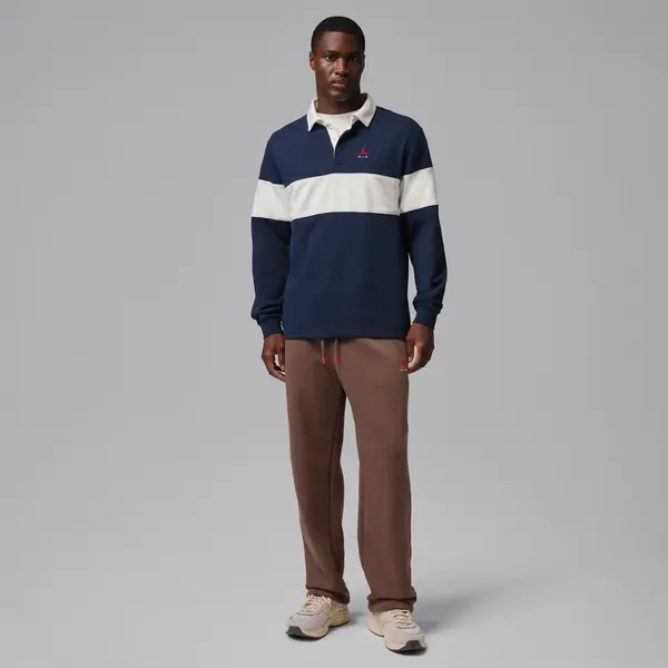 JORDAN Brooklyn Long-sleeve Polo - Blue