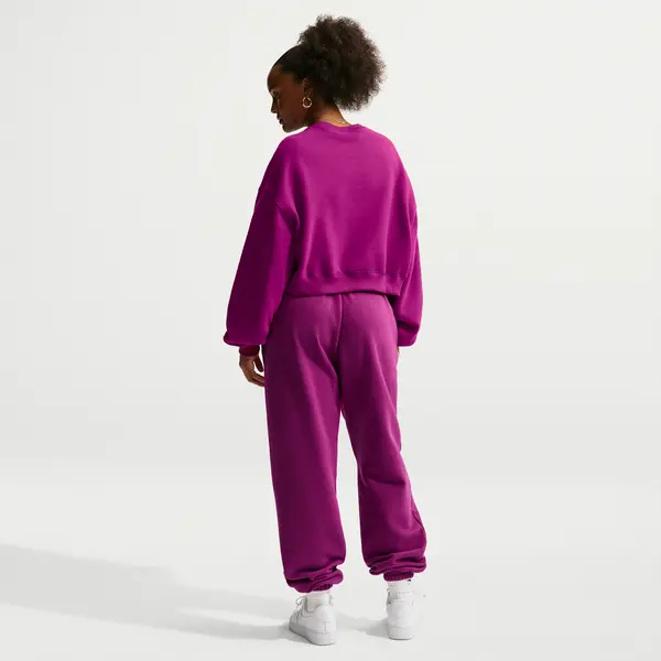 Nike Studio Fleece Weight Oversized Cropped Crew