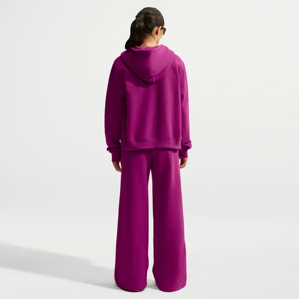 Nike Studio Fleece Weight Mid-rise Wide-leg Pants
